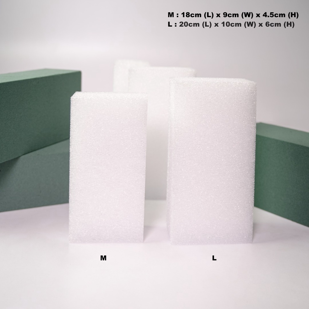 Flower Foam | WHITE Floral Sponge PE Foam | Wet Floral Foam | Flower ...