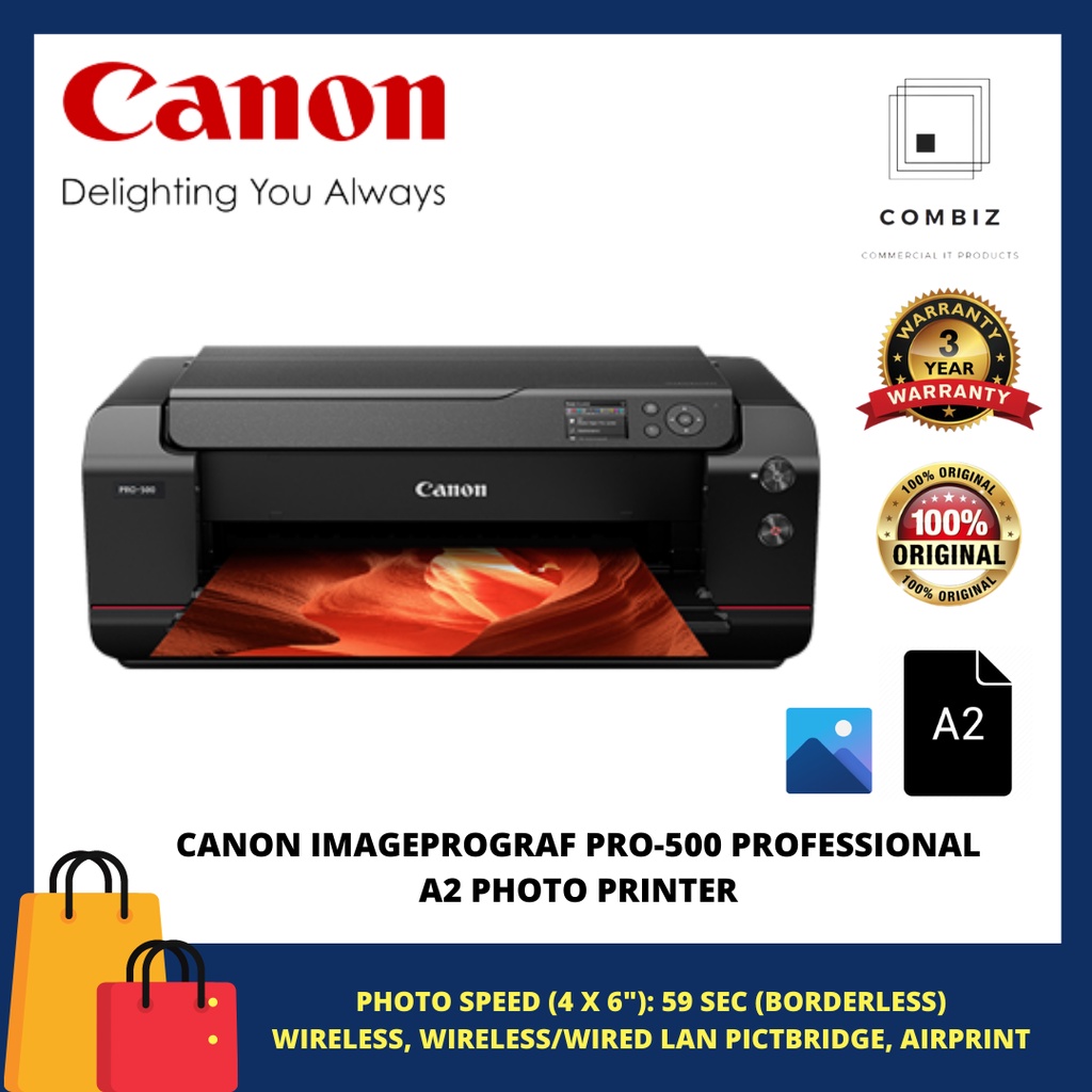 CANON IMAGEPROGRAF PRO-500 Professional A2 Photo Printer | Shopee Malaysia