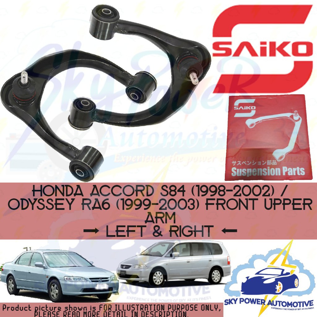 HONDA ACCORD S84 / ODYSSEY RA6 (1998-2002) SAIKO UPPER ARM (FRONT LEFT ...