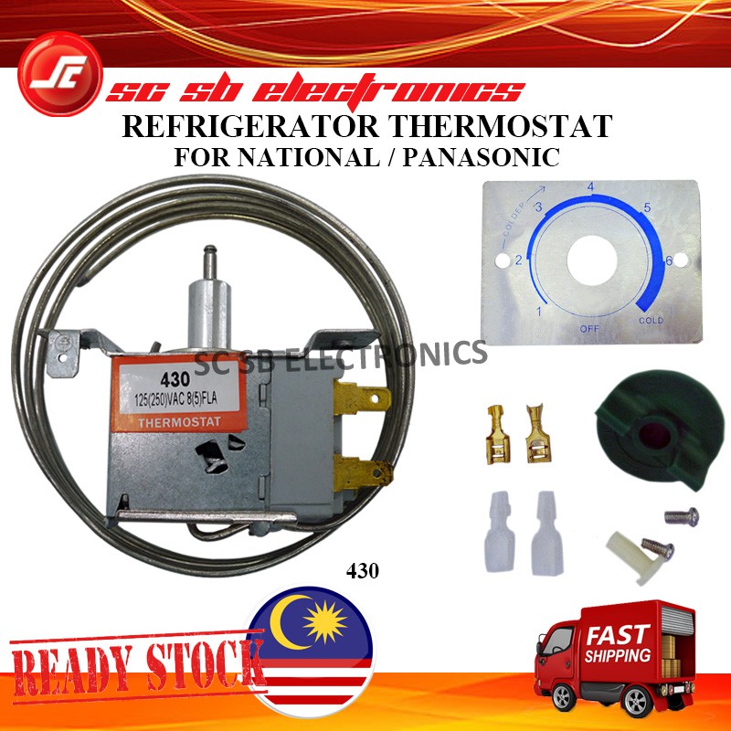 NATIONAL PANASONIC REFRIGERATOR FREEZER FRIDGE THERMOSTAT REPLACEMENT ...