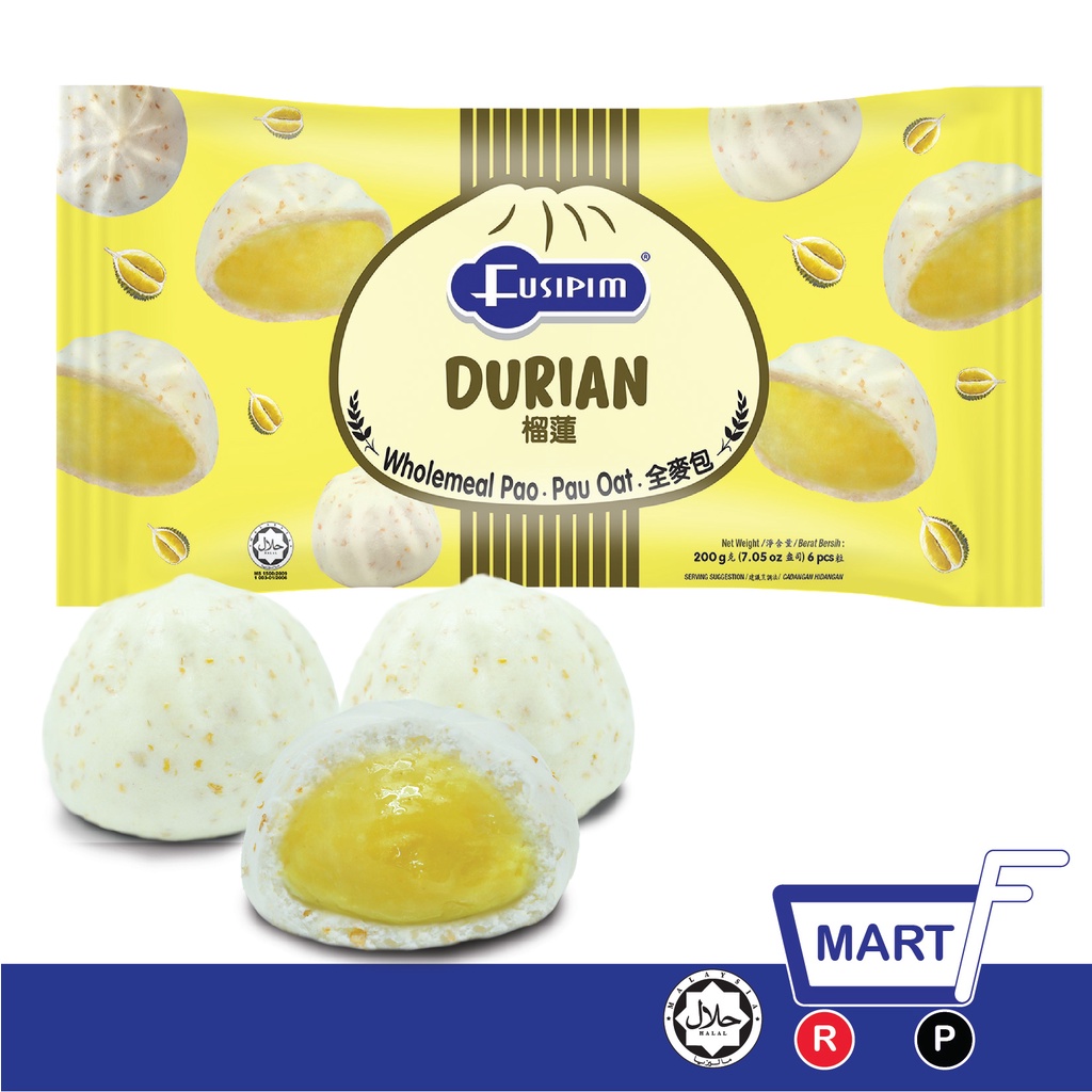 FUSIPIM Wholemeal Pao Durian 200g (Wholemeal Pau Durian) [KL, Klang ...