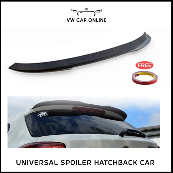 Universal Spoiler Hatchback Car Use Tail Modification Tail Wing Spoiler ...