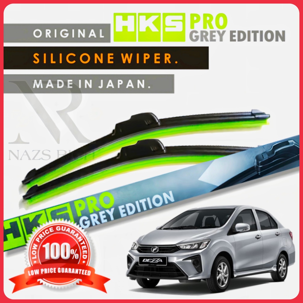 PERODUA BEZZA Wiper Silicone HKS PRO Original 1 Pair Size (21"/14 ...