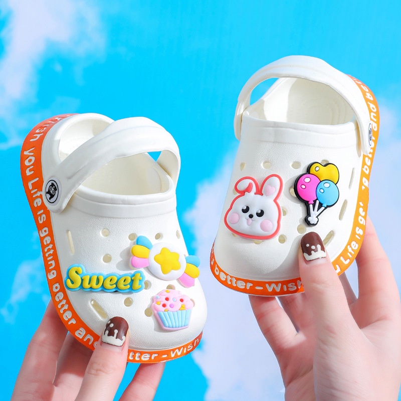 Children Holes Sandals Cute Rabbit Slippers Cartoon Summer Baby Boy ...