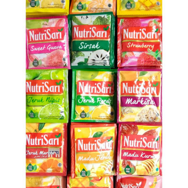 Nutrisari Nutrisari Sachet Various Flavors Of Nutrisari All Variants Of ...