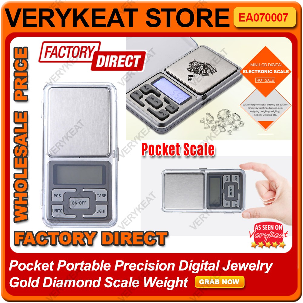 Pocket Portable Precision Digital Jewelry Gold Diamond Scale Weight ...