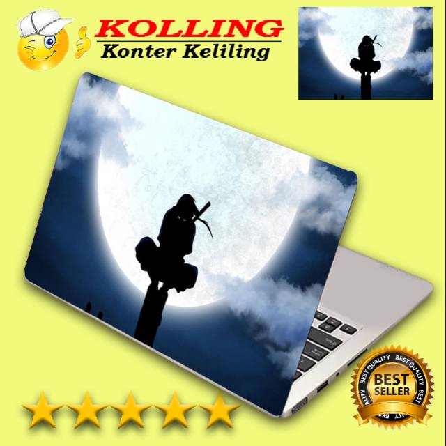 Garskin Laptop anime itachi uchiha 3 Skin Laptop Laptop Stickers ...