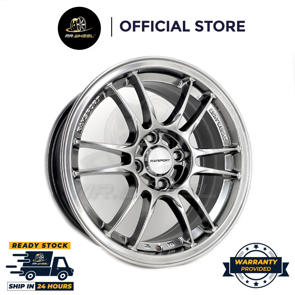 New Sport Rim RAYSPORT STORM S2 15x7 4x100 ET35 15 inch 15 inci Mr Wheel | Shopee Malaysia
