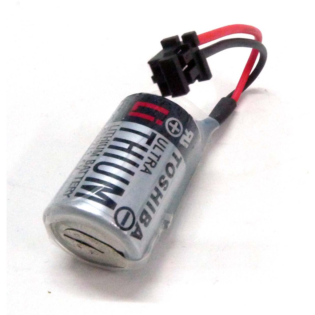 Toshiba Er3V Black Connector Battery 3.6V Plc Cpu Module Lithium ...