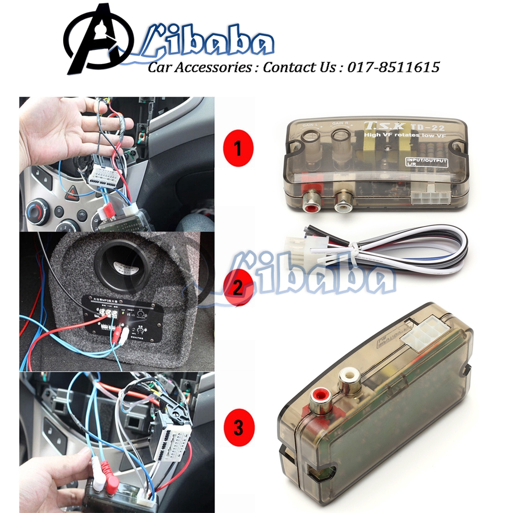 TSK TD-22 Auto Converter Adapter High to Low Frequency | Shopee Malaysia