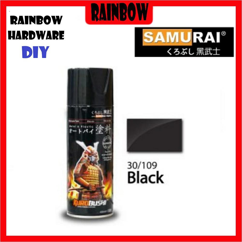 SAMURAI 30# AEROSOL SPRAY PAINT BLACK - 400ML (SABAH DAN SARAWAK TIDAK ...