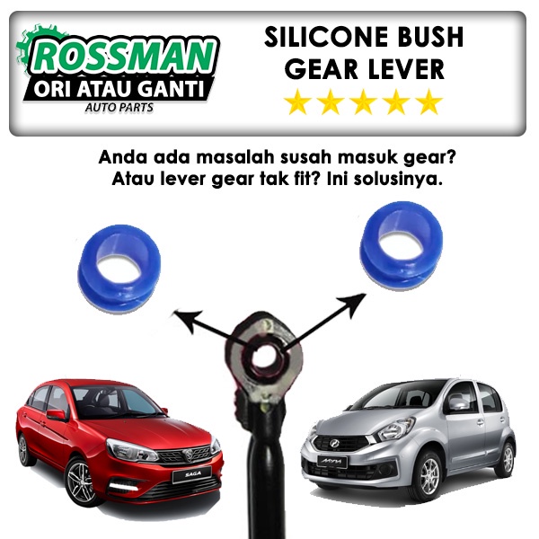 1 Biji Gear Lever Bush Silicone Clip Getah Biru Proton Saga FL FLX Iriz ...
