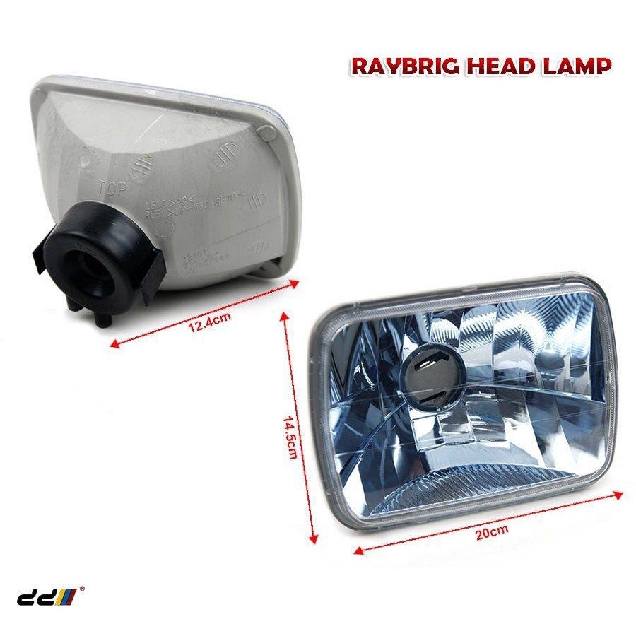 7x6 (2pcs) STANLEY RAYBRIG Headlight Light Head Lamp Mazda RX-7 FC3S ...