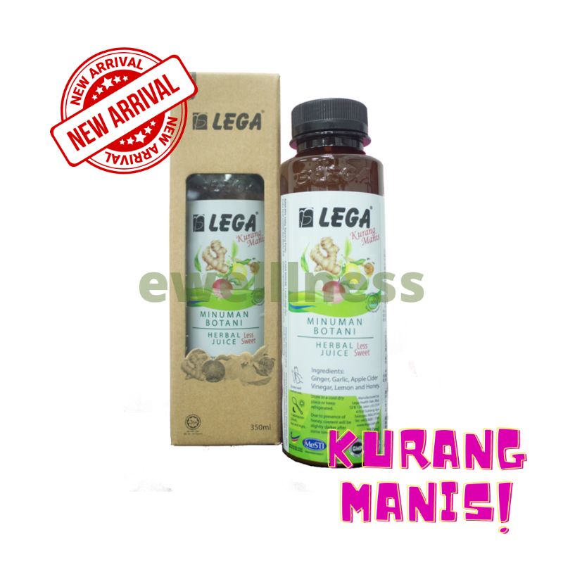 Jus Lega Health Pembersih Kolesterol Kurang Manis 350ml Original HQ ...