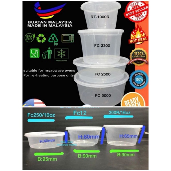 Food Container /Plastic food Container/Round Plastic Food Container ...