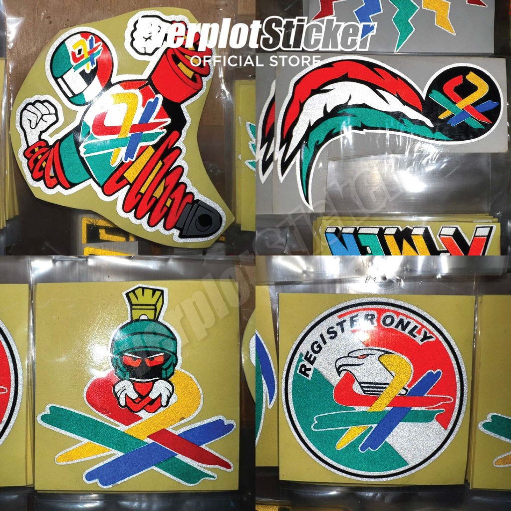 🔥ReadyStock🔥 Sticker Pangkah Benetton Orang Kuat Pantulan Cahaya ...