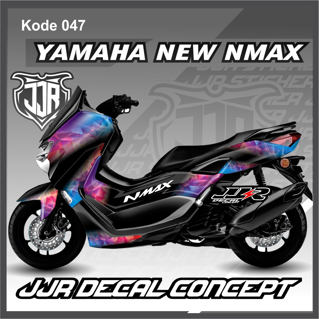 Sticker DECAL full body NEW YAMAHA nmax Code 047 Sticker full body nmax ...
