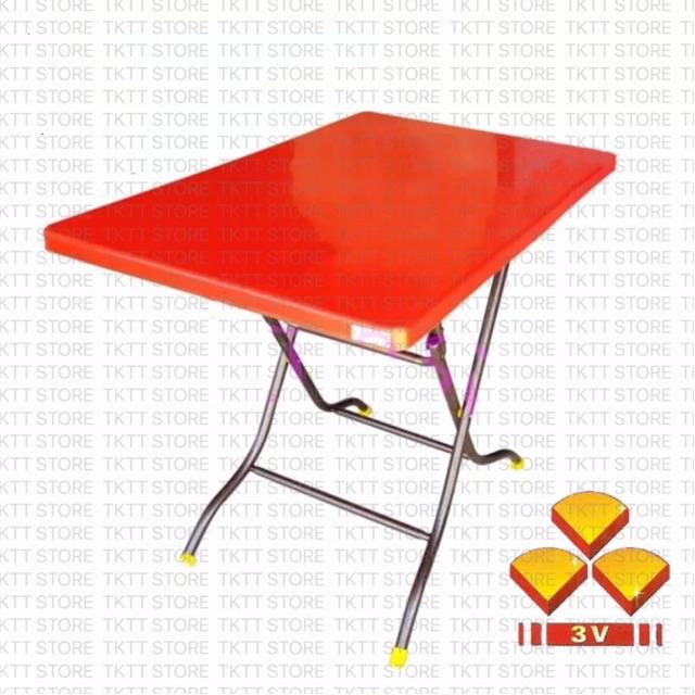 TKTT 2x3 Feet Plastic Foldable Table Portable Dining Table Study Table ...