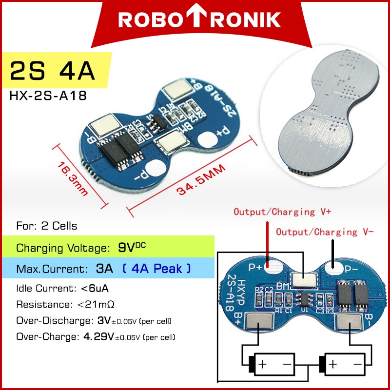 BMS (Battery Management System) Li-ion Lithium Polymer LiPo Protection ...