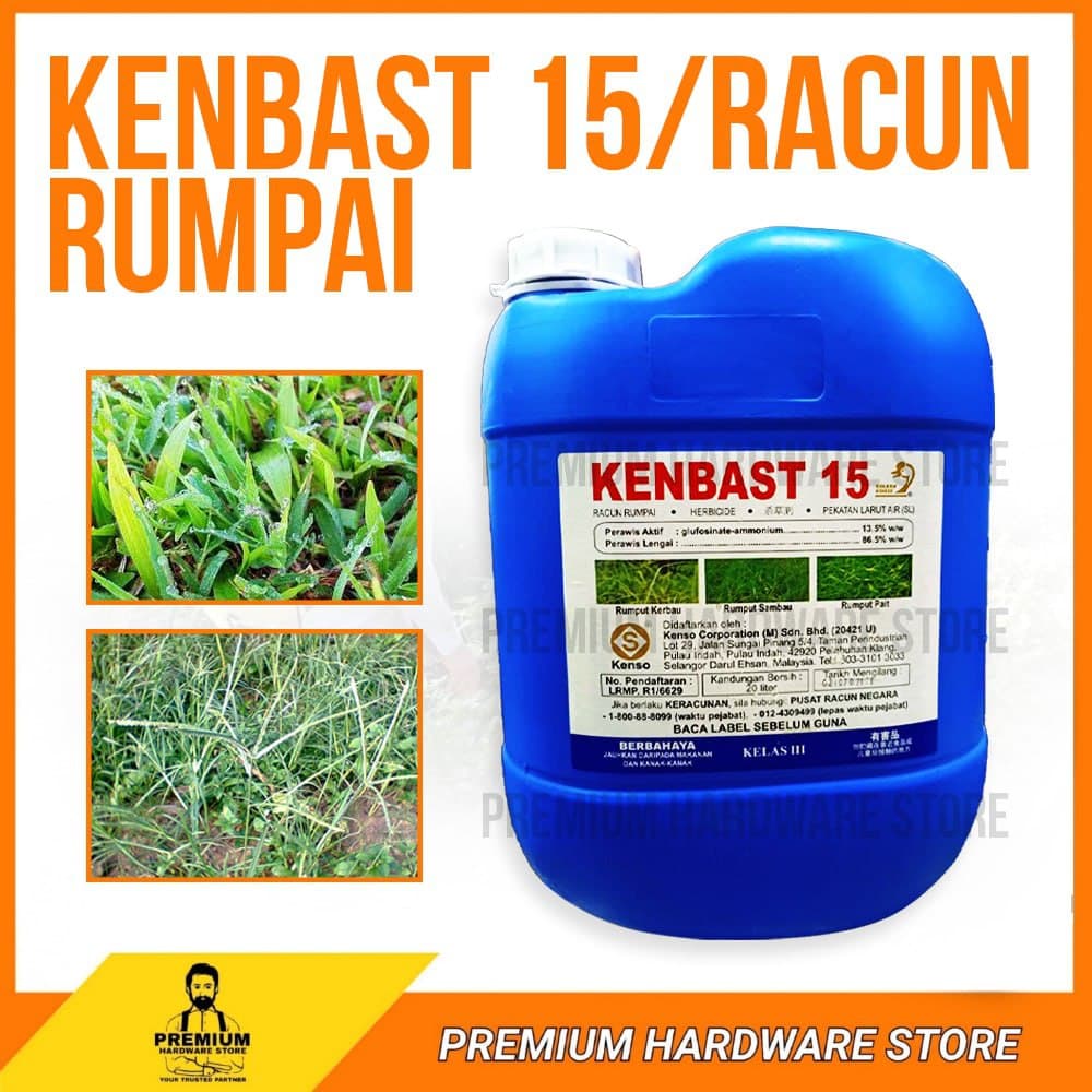 KENSO Kenbast 15 20 Liter Glufosinate Ammonium 13.5% (Same As Basta ...