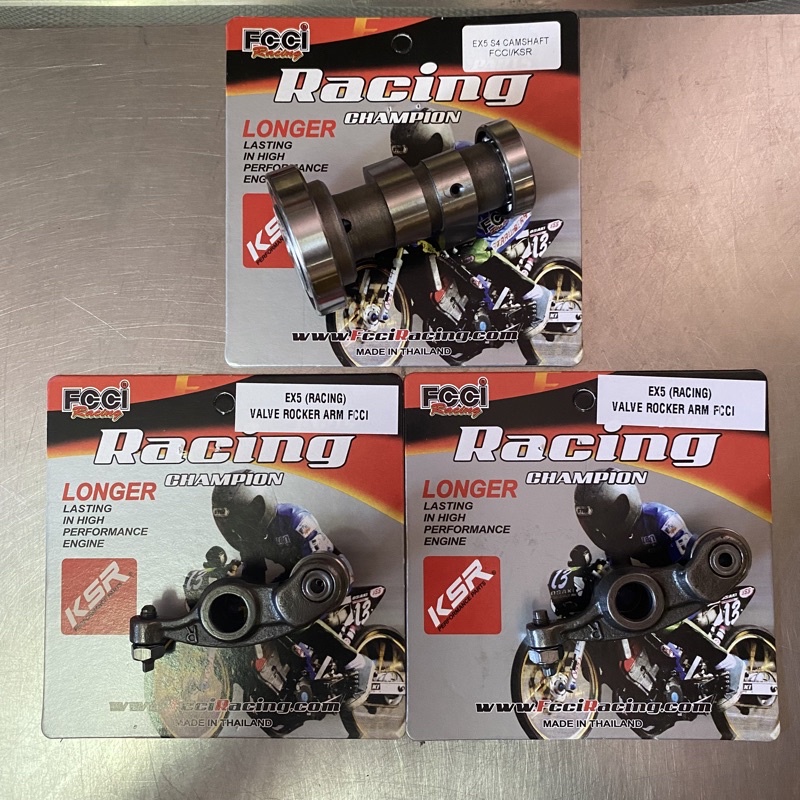 FCCI EX5 / EX5 DREAM CAM SHAFT S4 WITH ROCKER ARM RACING FCCI RACING ...