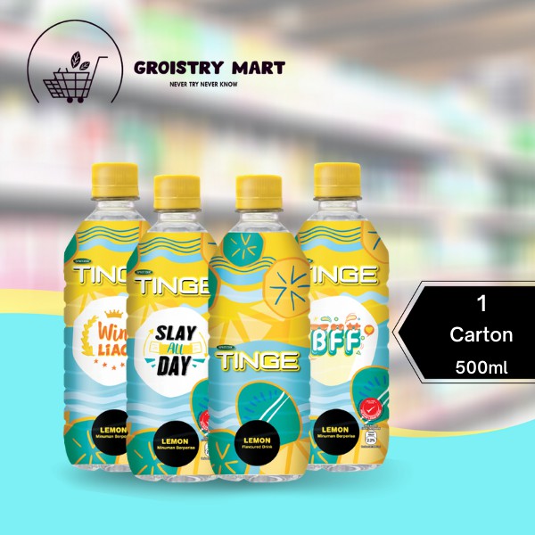 Spritzer Tinge Lemon Flavoured Drink-Cartoon Series 500ml ( 24 x 500ml ...