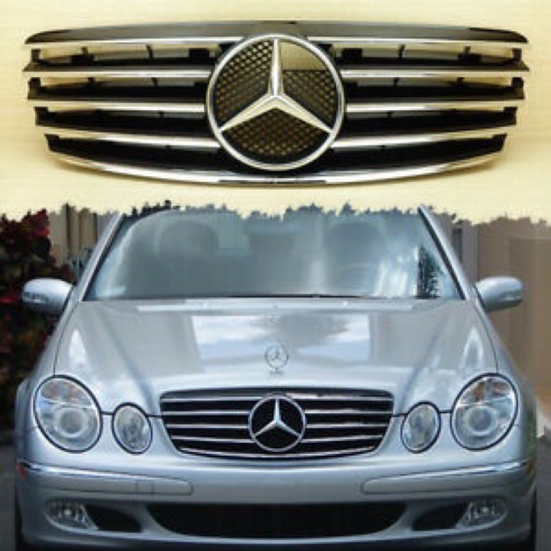 MERCEDES BENZ W211 2003” FRONT GRILLE | Shopee Malaysia