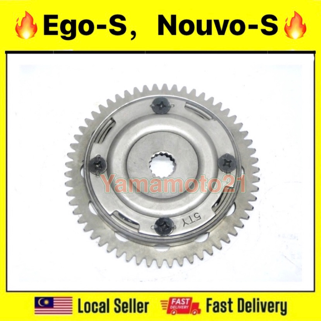 NOUVO S / EGO S STARTER ONE WAY + GEAR COMPLETE SET YAMAHA EGO-S NOUVO ...