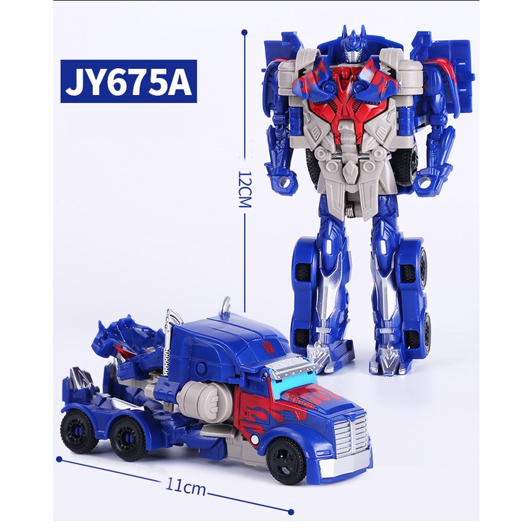 Mini Transformers Toy Optimus Prime Megatron Robot Car Children Action ...