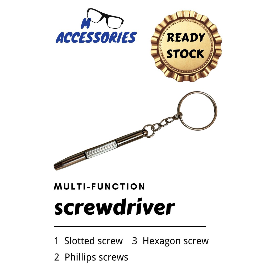 3 in 1 Screw Driver Set Double Head Sunglasses Repair Spectacle Repair ...