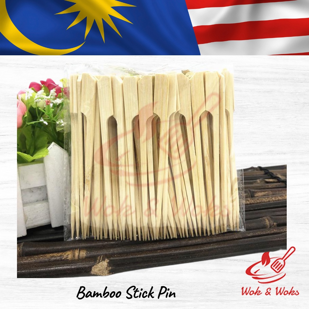 Bamboo Food Oden Skewer Stick / Tongkat Lidi Makanan Oden Buluh (100pcs ...