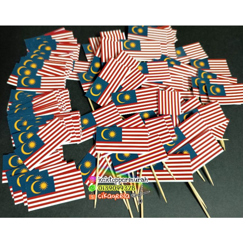 Toppper Cupcake Bendera Malaysia | Shopee Malaysia