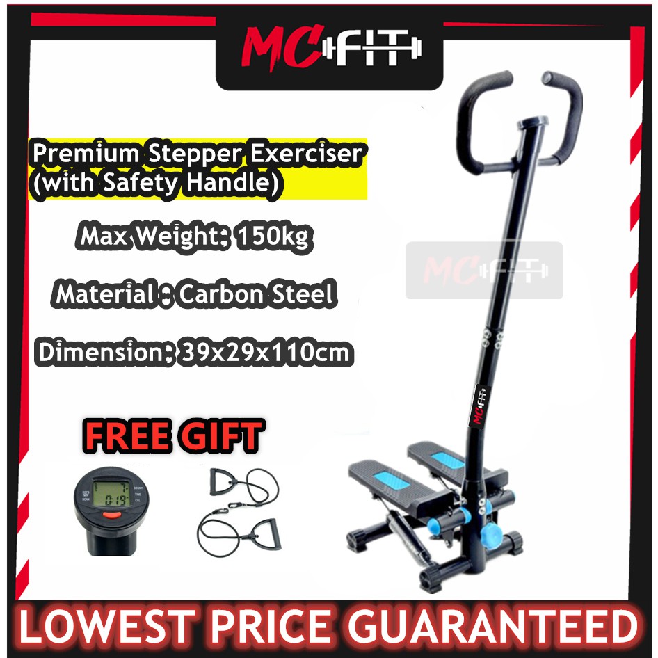 MCFIT Stepper Exercise Machine With LED Handle Home Outdoor Leg Fitness ...