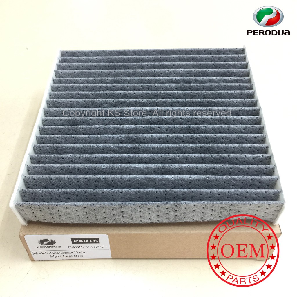 Perodua Bezza Aruz Myvi 2020 AV Carbon Cabin Air Filter Active Carbon ...