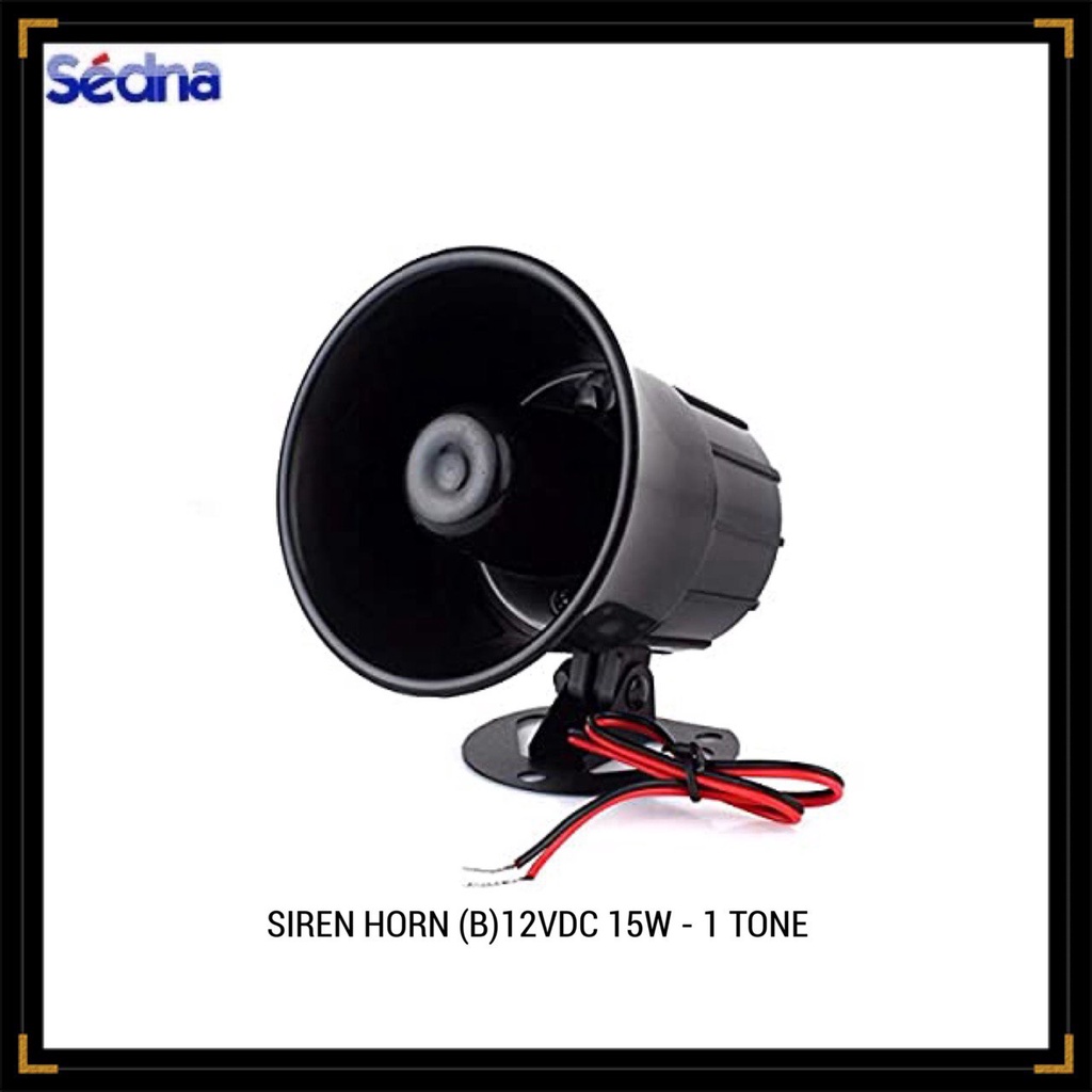 Alarm Siren Horn Big Size 12VDC 15W - 1 Tone | Shopee Malaysia