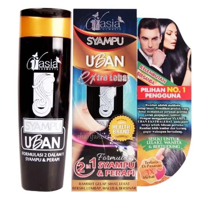 V ASIA SYAMPU UBAN EXTRA LEBAT ( SHAMPOO UBAN) 200ML ) [💯 Original HQ ...