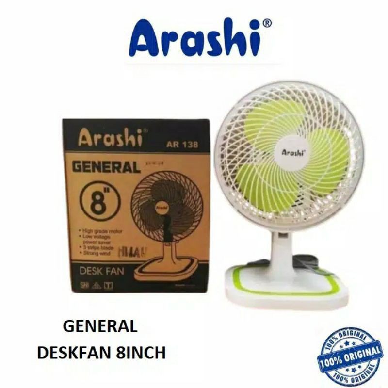 8 Inch Arashi Fan (Can Be Rotated Right Left) | Shopee Malaysia