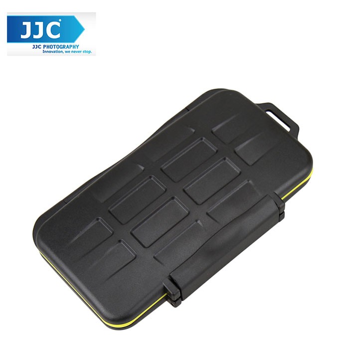 JJC MC-CF6 Waterproof Sealed Memory Card Case Holder for 6pcs CF Memory ...