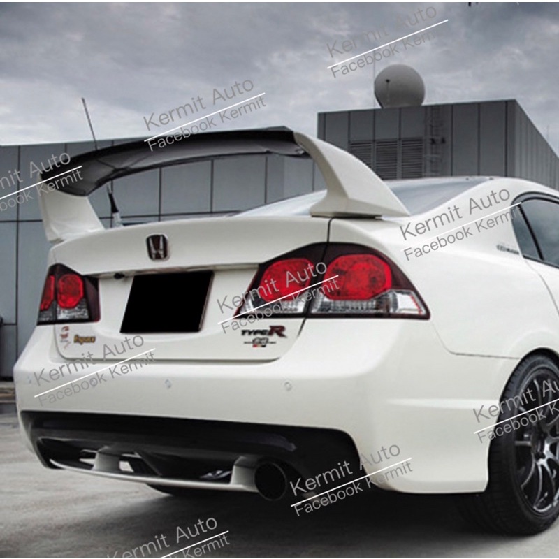 CIVIC FD FD2R REAR BUMPER (TYPE R @ MUGEN) + Diffuser PP / Material : PP Taiwan (MUGE R ...