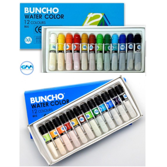 Original Buncho Water Color 6cc 12/18 Colours | Shopee Malaysia