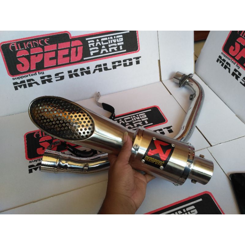 Sakura Exhaust Net Akrapovic Silincer Only 50mm Inlet Tube | Shopee ...