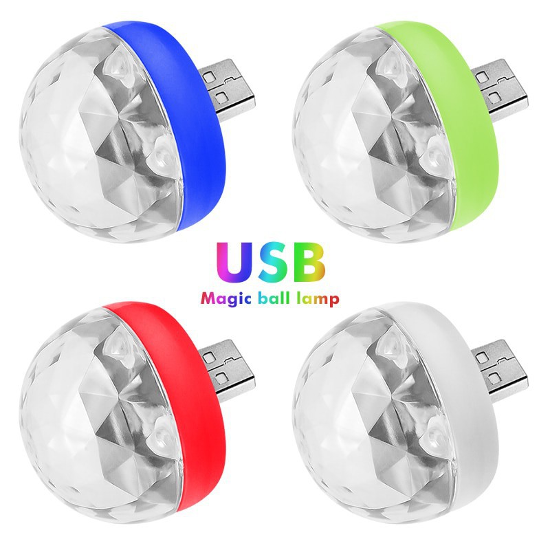 USB Party Light Mini Disco Light (Random Color/USB Powered) | Shopee ...