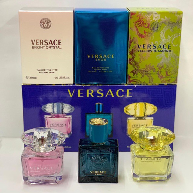 VERSACE Perfume Collection Set 3 in 1 For Women Authentic(Ori Rejected ...