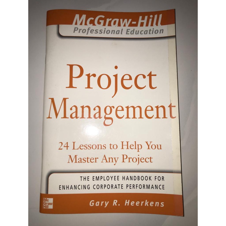 Project Management - 24 Lessons to Help You Master Any Project (Used ...