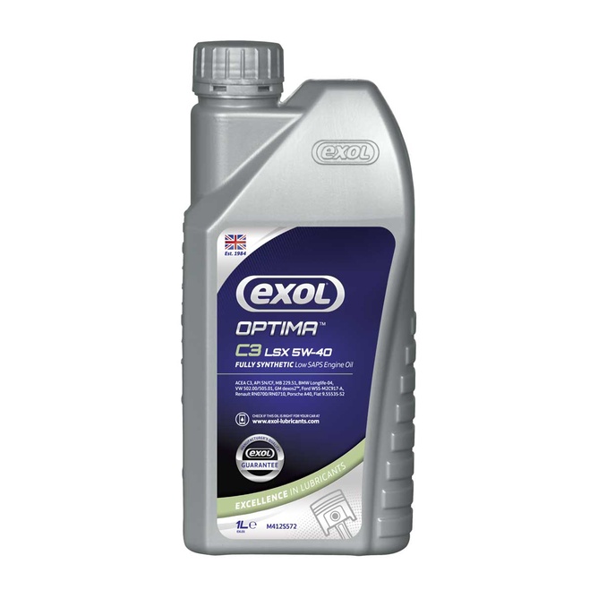 EXOL Optima C3 LSX 5W-40 M412 Fully Synthetic Engine Oil (1L) | Shopee ...