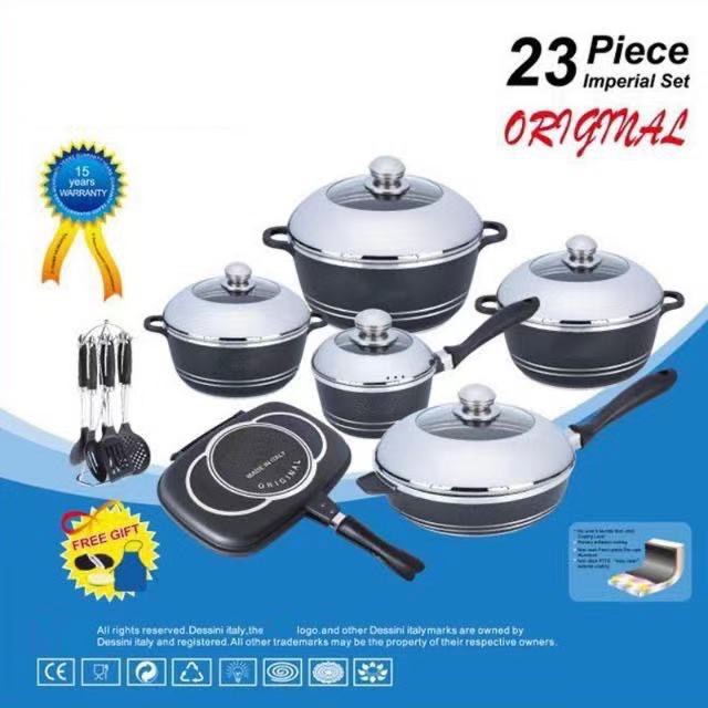 🔥 HOT SALE🔥READY STOCK 23pcs DESSINI COOKWARE (RED) | Shopee Malaysia