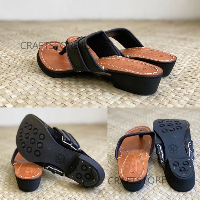 CAPAL KULIT LELAKI BERTUMIT//CAPAL TUMIT GETAH//HANDMADE LEATHER ...
