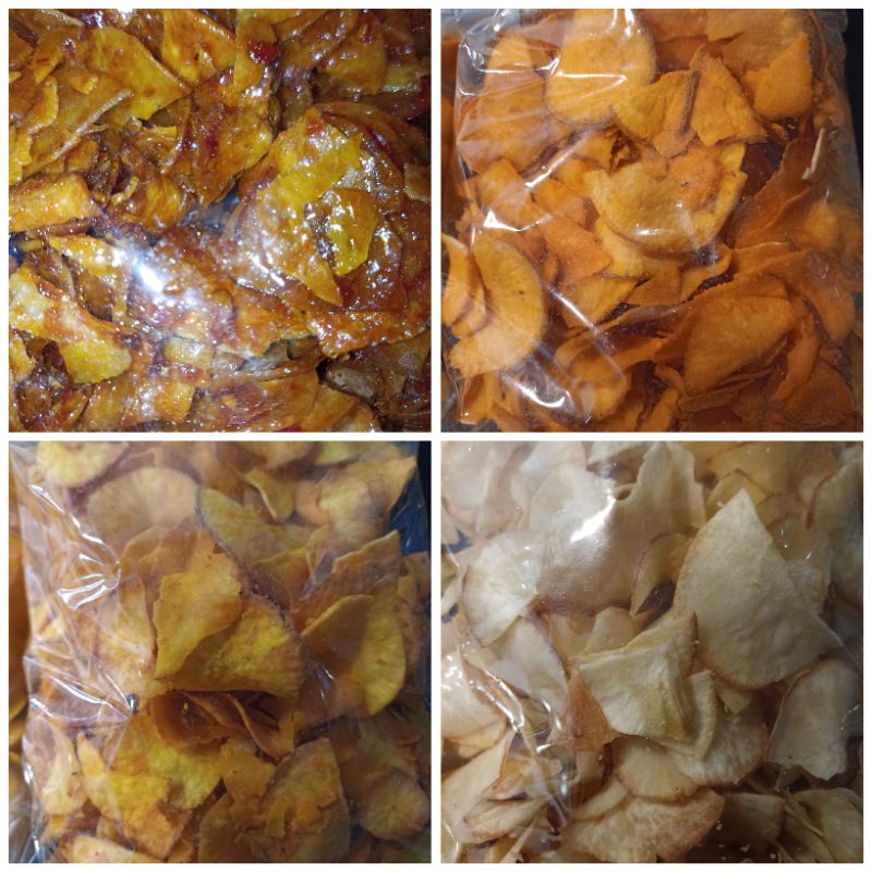 Kerepek Ubi Pedas Basah / Ubi Masin / Ubi Cheese / Ubi Kari / Bawang ...