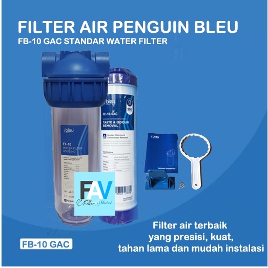 Penguin BLEU FB-10 GAC WATER FILTER Standard SET | Shopee Malaysia