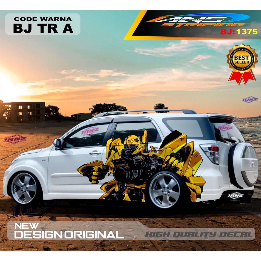 Bumblebee Cartoon STICKER Variation For AVANZA XENIA TERIOS Car/PAJERO ...